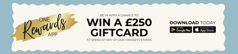 EXCLUSIVE £250 Gift Card App Prize Draw - Creaseys